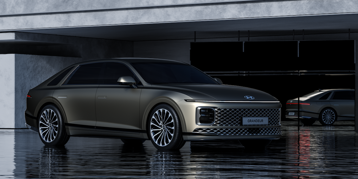 「韓國皇冠」徹底改頭換面，Hyundai Grandeur GN7 第七代前導官圖釋出、預計 11 月正式發表！ - CarStuff 人車事